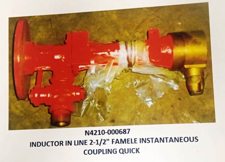 GM 63mm Inline Foam Inductor (as per Defense Drawing) with 20mm Pickup ...