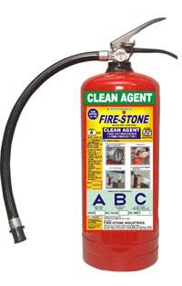 Clean Agent 6kg Fire Extinguisher - FIRE STONE | SAFEWORLD