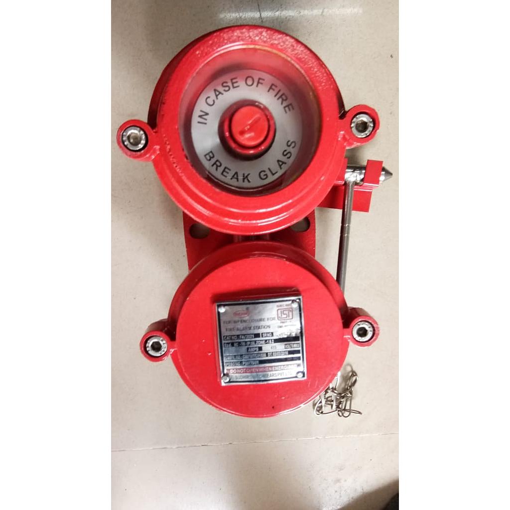 Manual Call Point Flameproof Conventional Type | SAFEWORLD