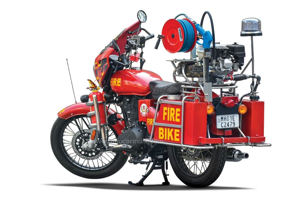 Fire Bike - Water Mist System on Bike | SAFEWORLD