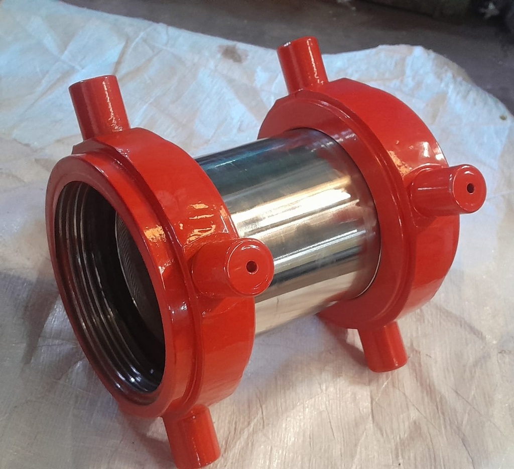 SS 100mm Suction Double Female Adaptor | SAFEWORLD